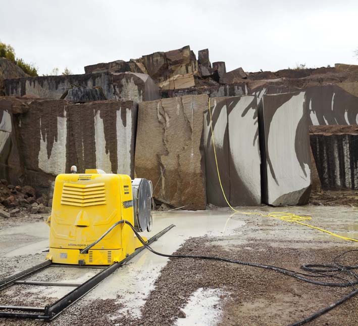 Máquinas de corte con hilo diamantado Stonetec de Atlas Copco | Focus ...