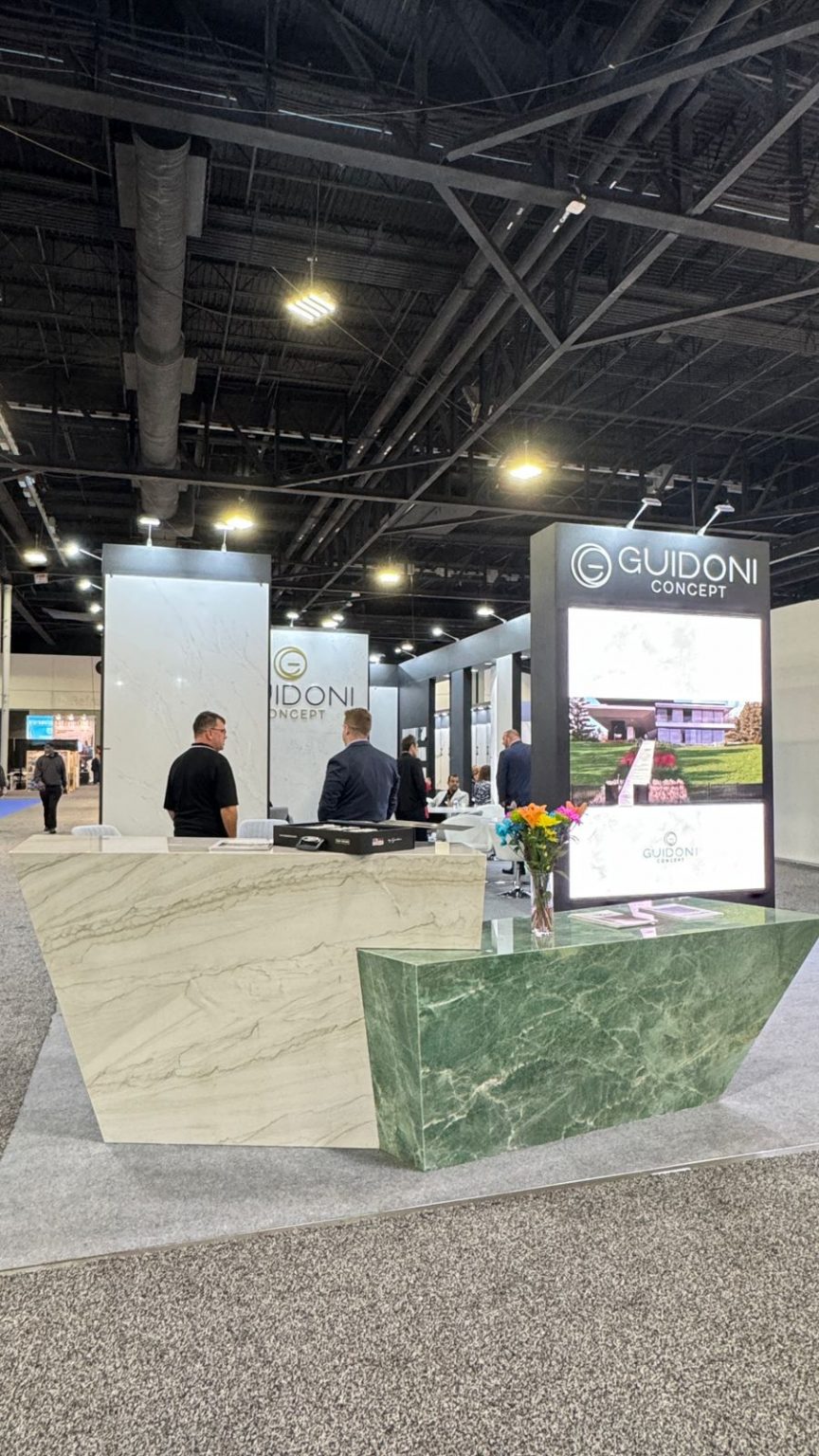 Grupo Guidoni presenta en Coverings las últimas novedades de Topzstone - Focus Piedra - Noticias ...